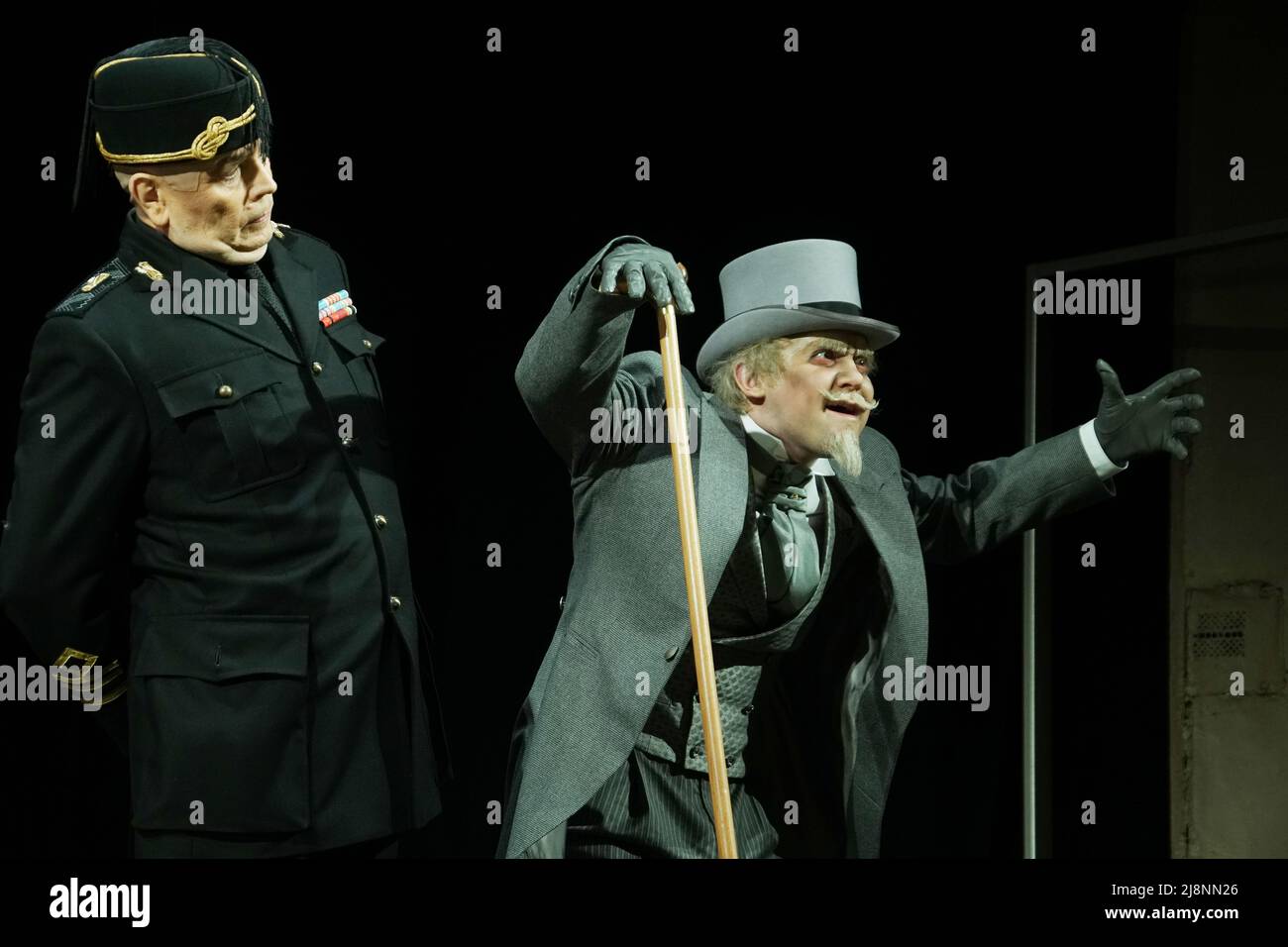 April 20, 2022. - Russia, Moscow. - Mossovet Theatre. 'The Taming of the Shrew' production ...