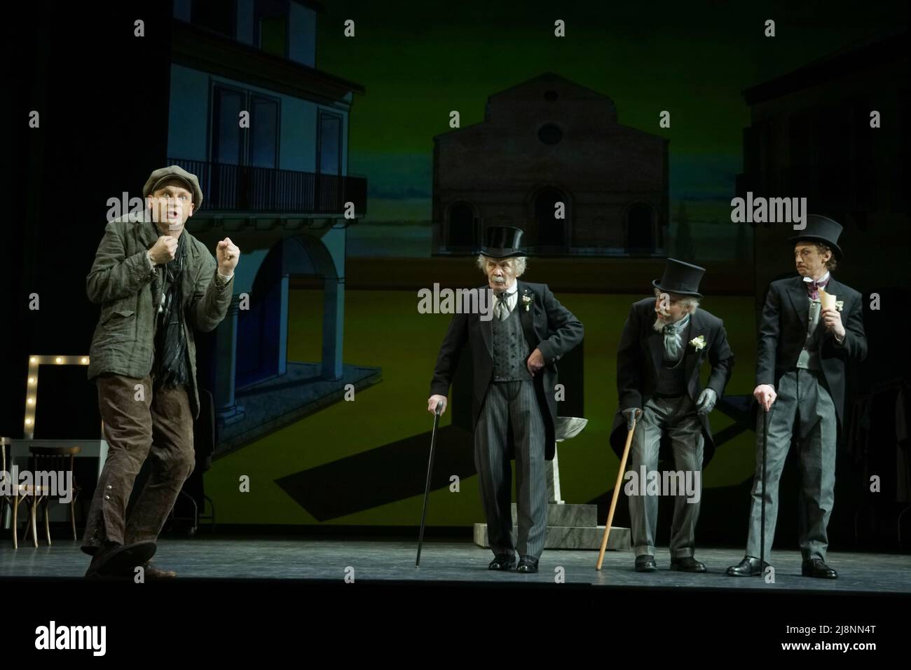 April 20, 2022. - Russia, Moscow. - Mossovet Theatre. 'The Taming of ...