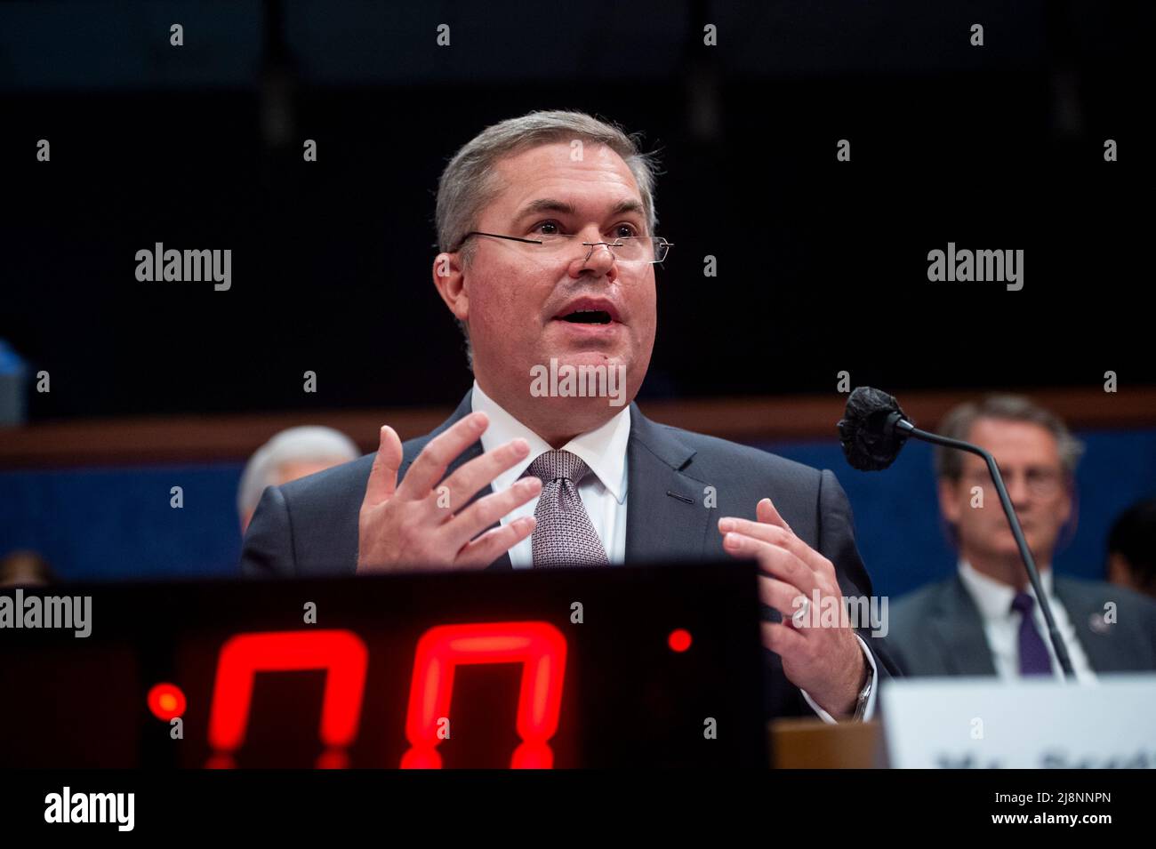 Deputy Director of Naval Intelligence Scott W. Bray appears before a ...