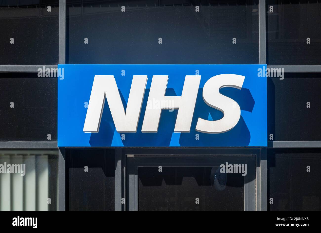 NHS sign over entrance to a medical surgery in Liverpool Stock Photo ...