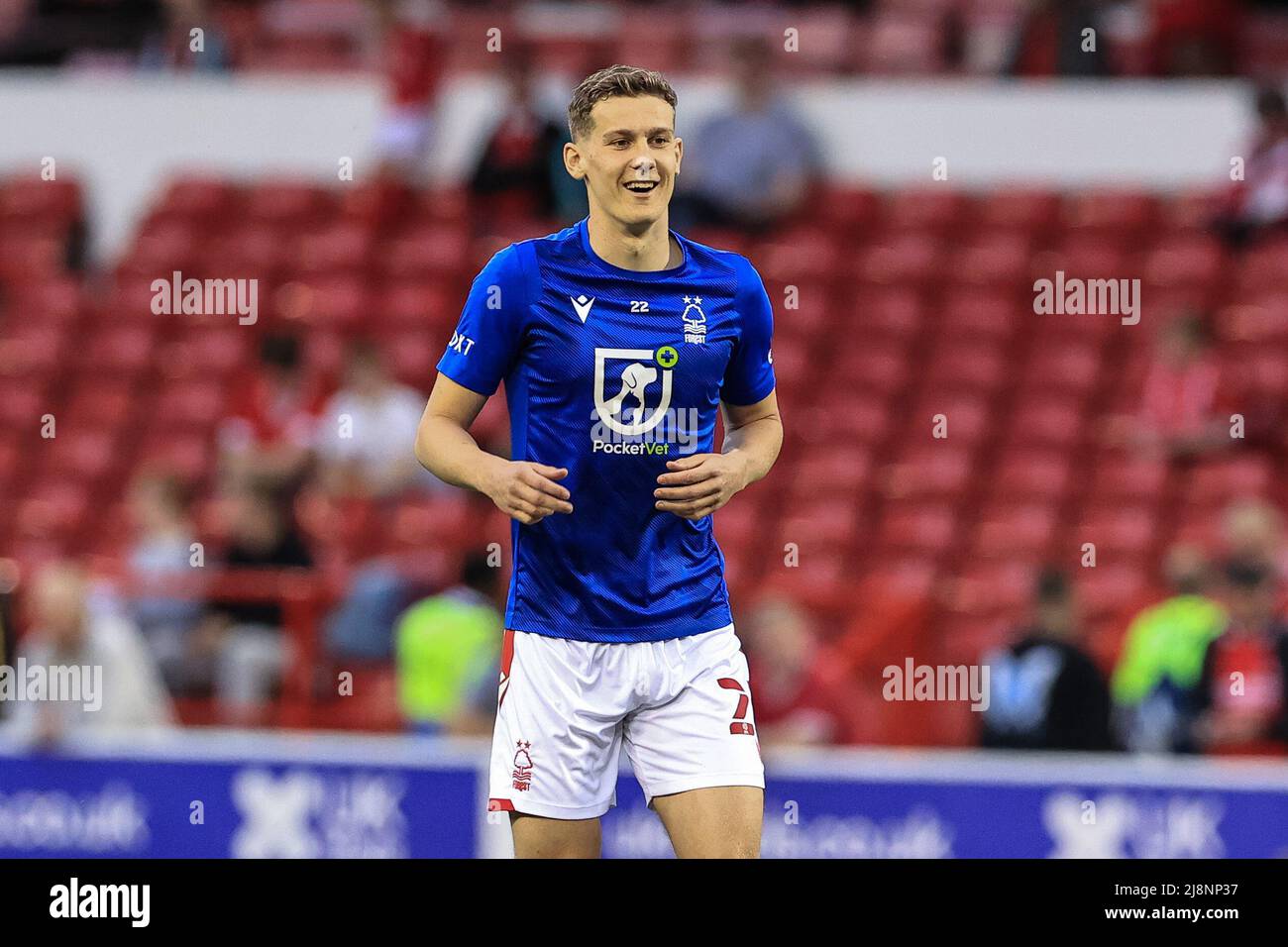 Nottingham, UK. 17th May, 2022. Ryan Yates #22 of Nottingham Forest ...