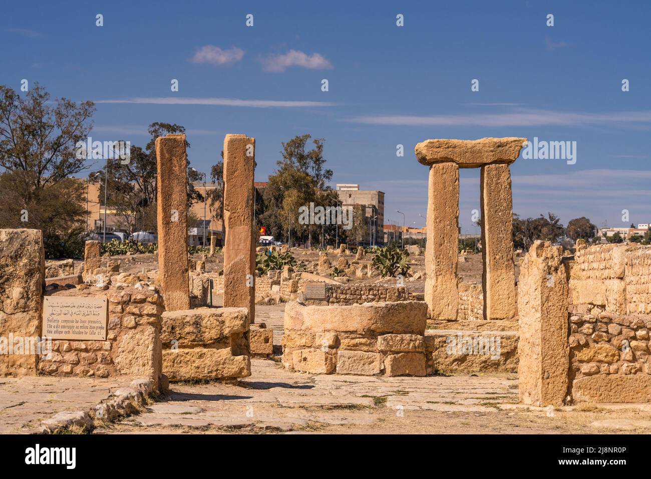 Ruins of the ancient Sufetula town, modern Sbeitla, Tunisia Stock Photo ...
