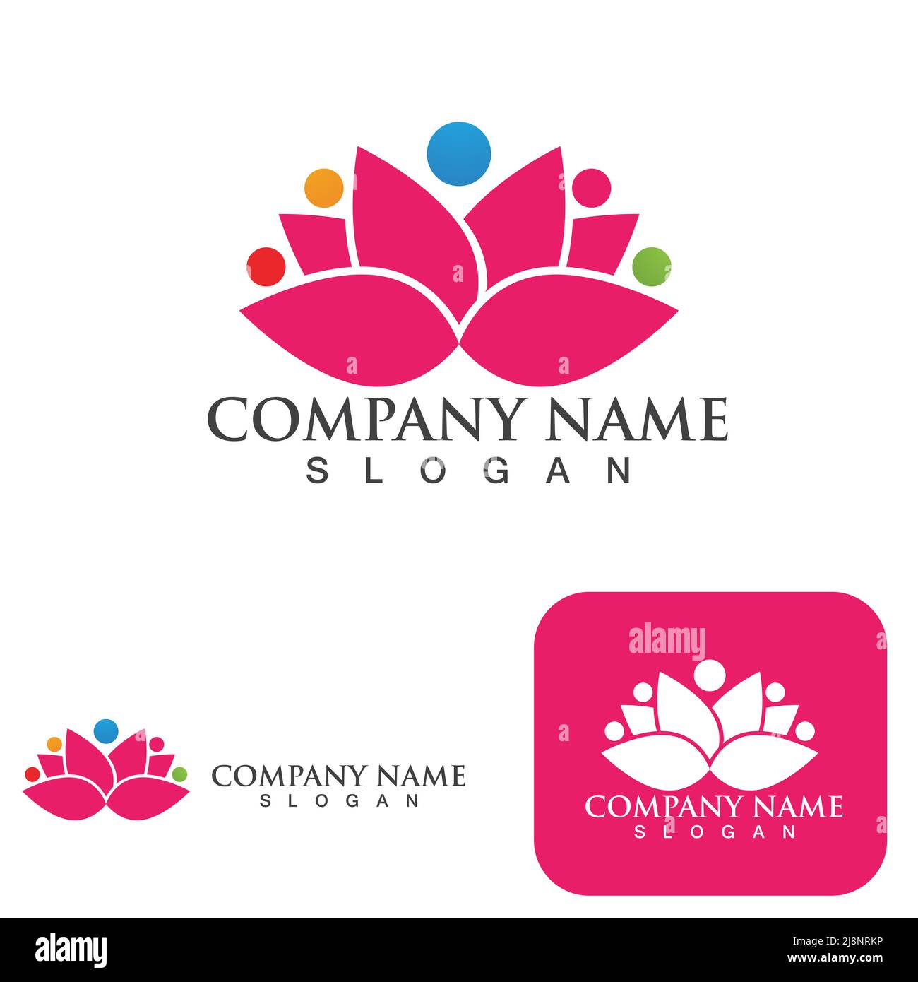 Lotos flowers Stock Vector Images - Alamy