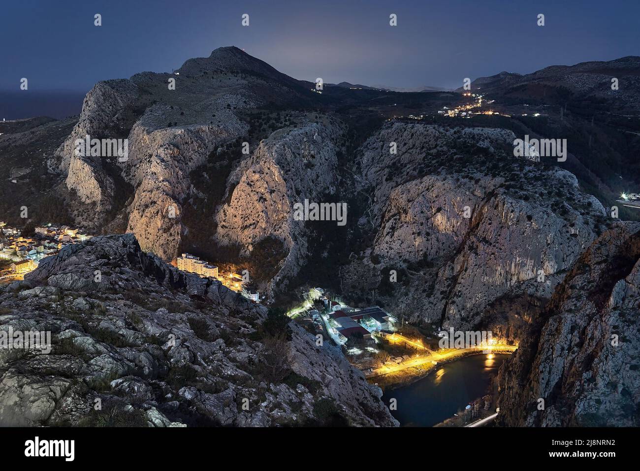 Omis and croatia and climb hi-res stock photography and images - Alamy