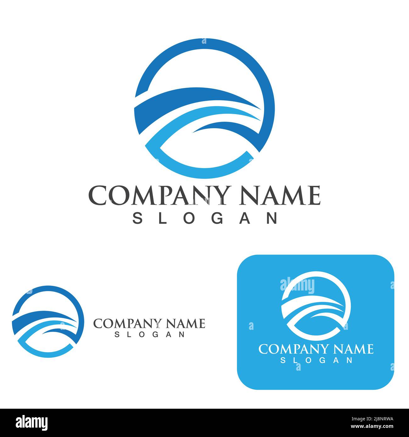 Bridge Logo Template vector icon illustration design Stock Vector Image ...