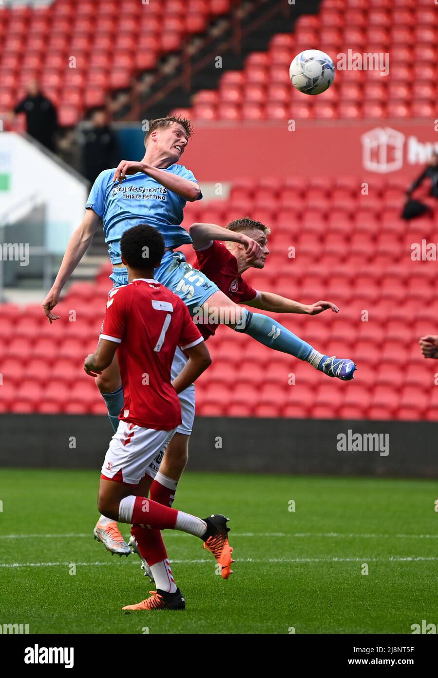 Coventry City's U23's George Burroughs during the Professional ...