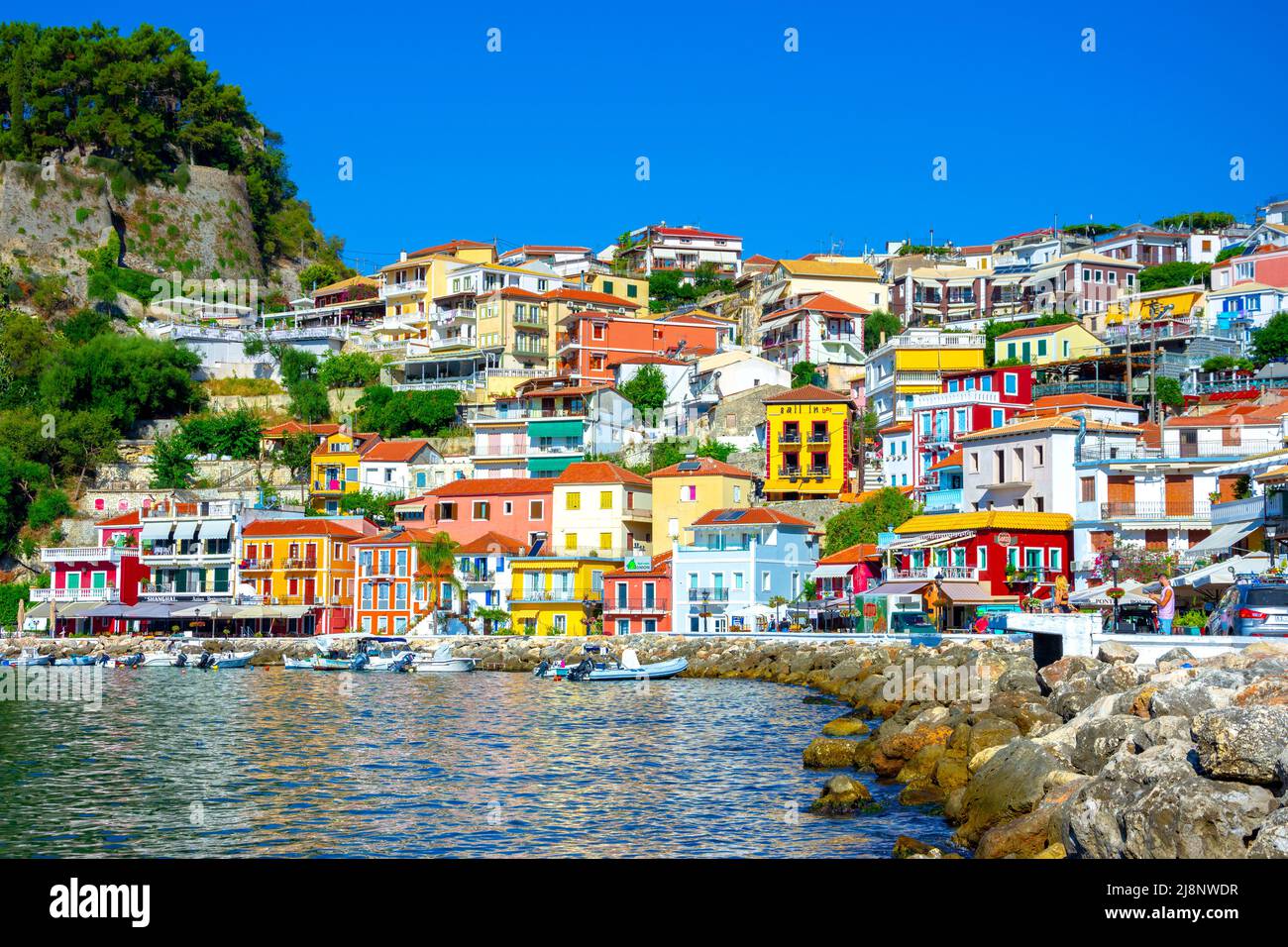 Panoramic view scenic parga hi-res stock photography and images - Alamy