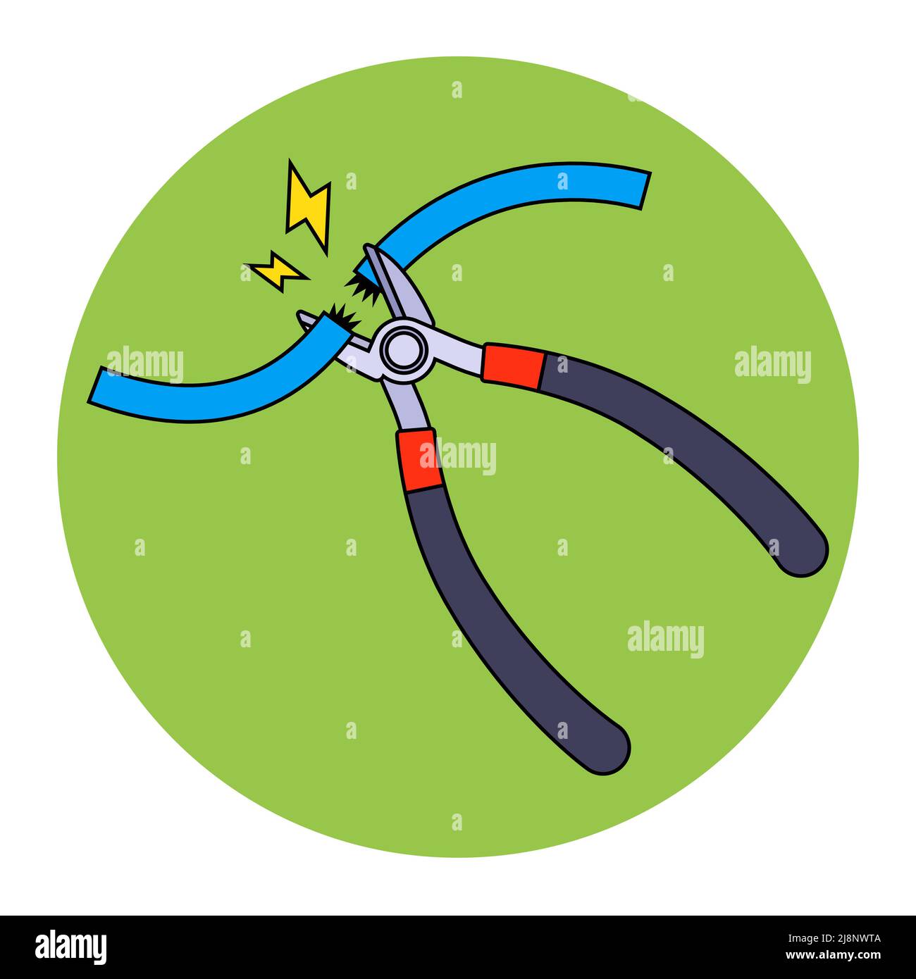 Installing fibre optic cable Cut Out Stock Images & Pictures - Alamy