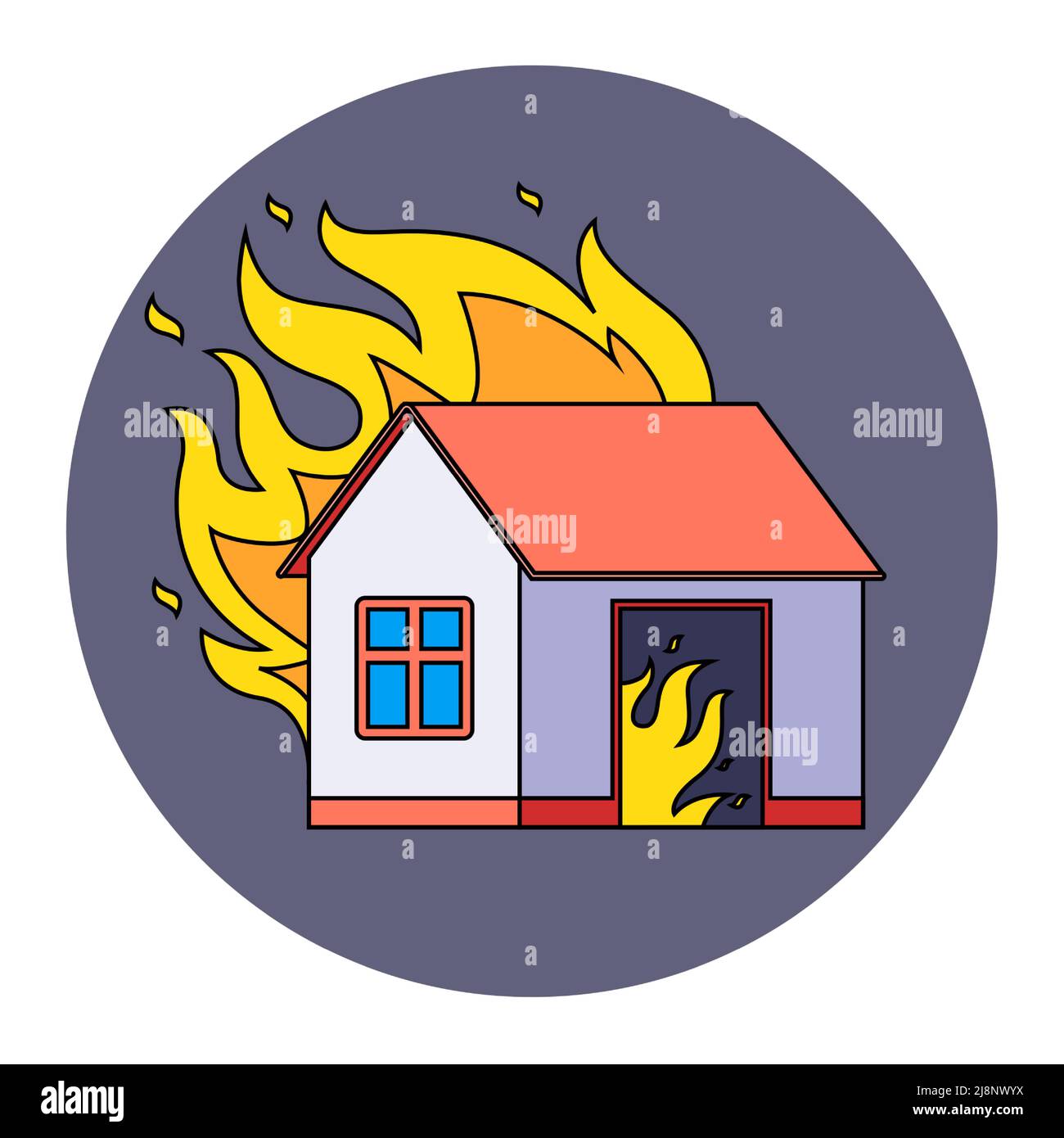 Building Fire Clipart
