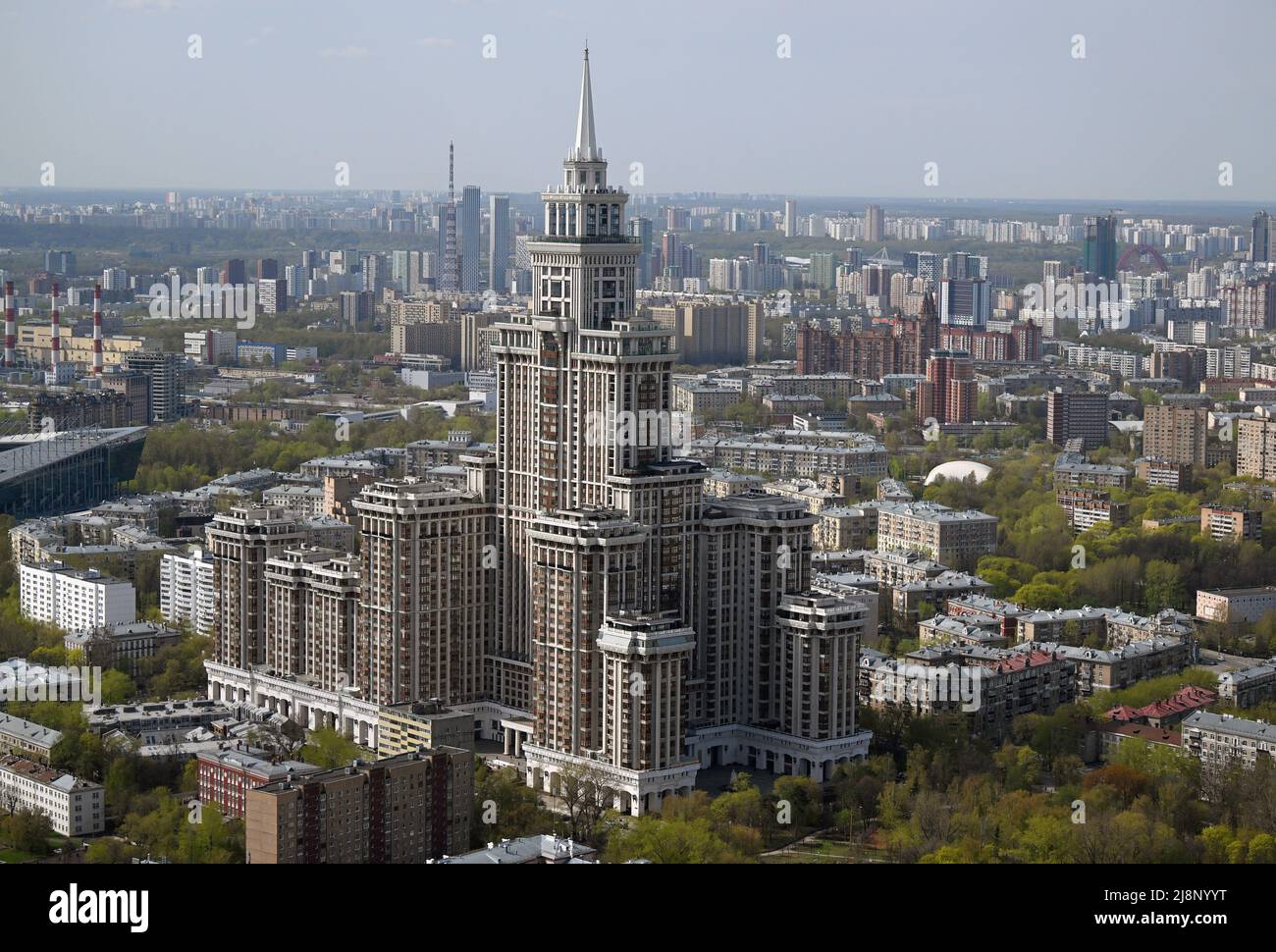 Views of Moscow. Residential complex "Triumph Palace". 07.05.2022 ...