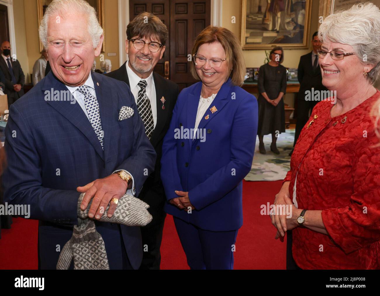 (Left-right) The Prince of Wales, His Honour Howard William Foote ...