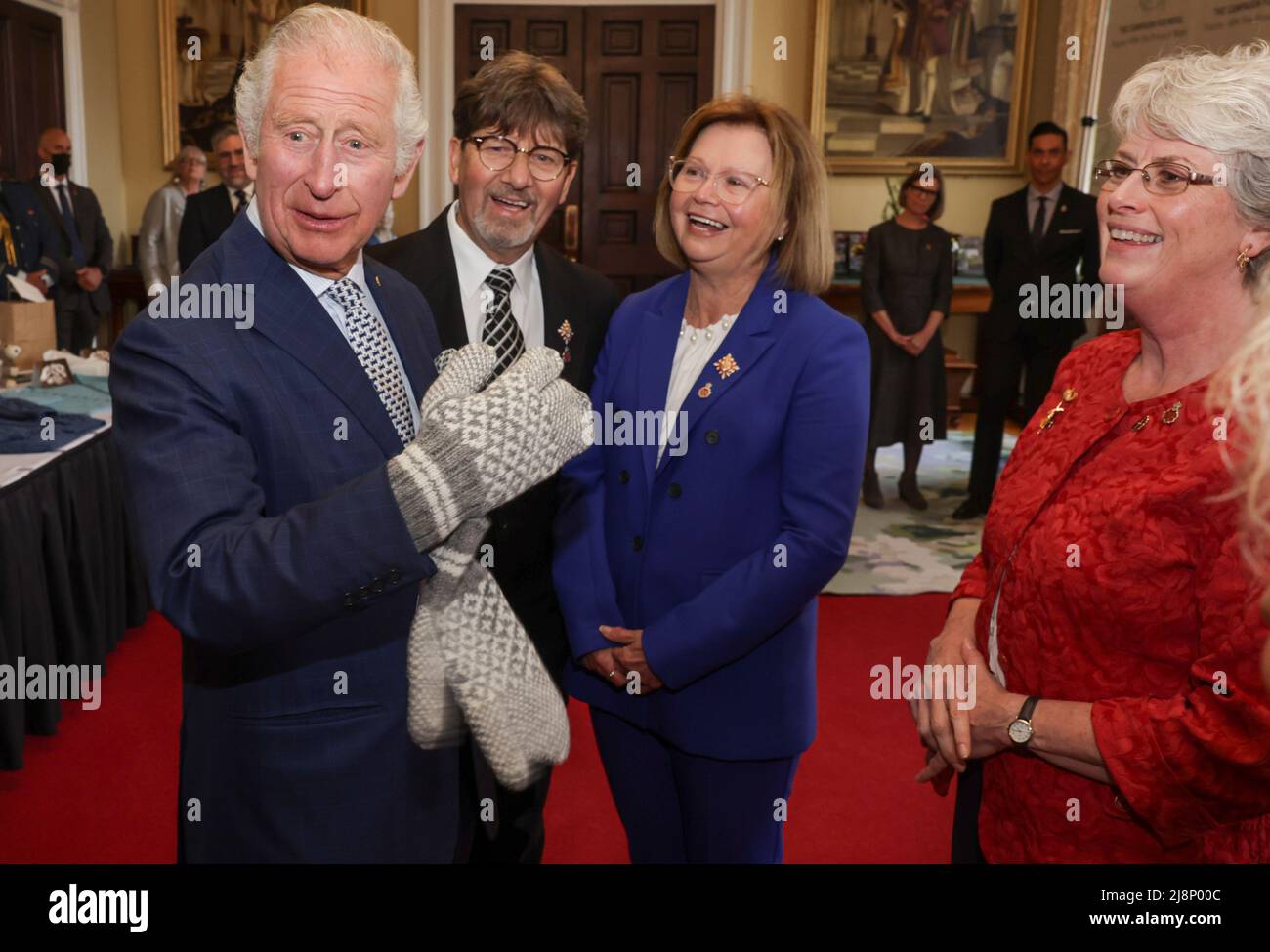 (Left-right) The Prince of Wales, His Honour Howard William Foote ...