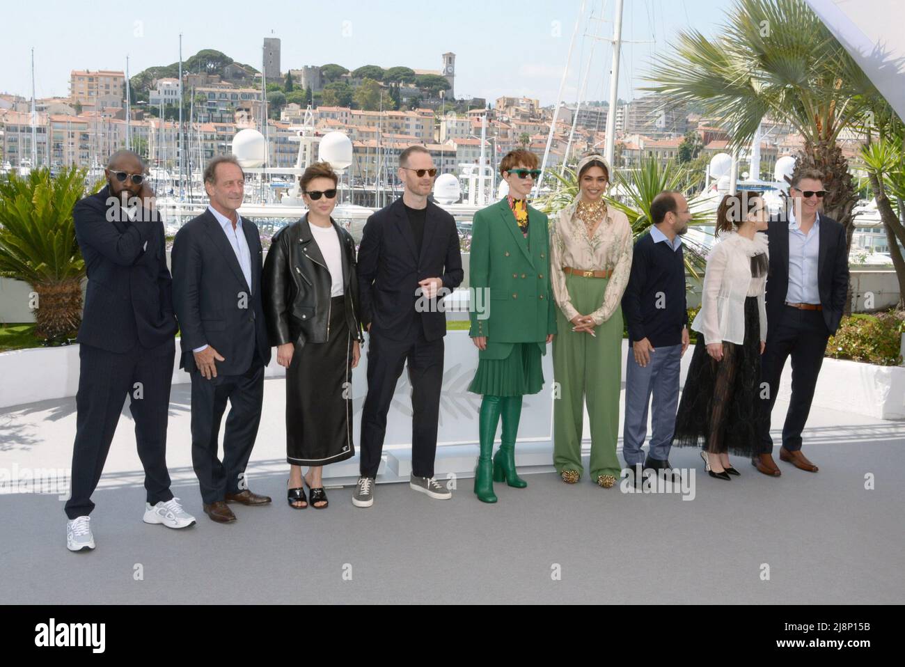 May 17, 2022, CANNES, France: CANNES, FRANCE - MAY 17: (L to R) Ladj Ly ...
