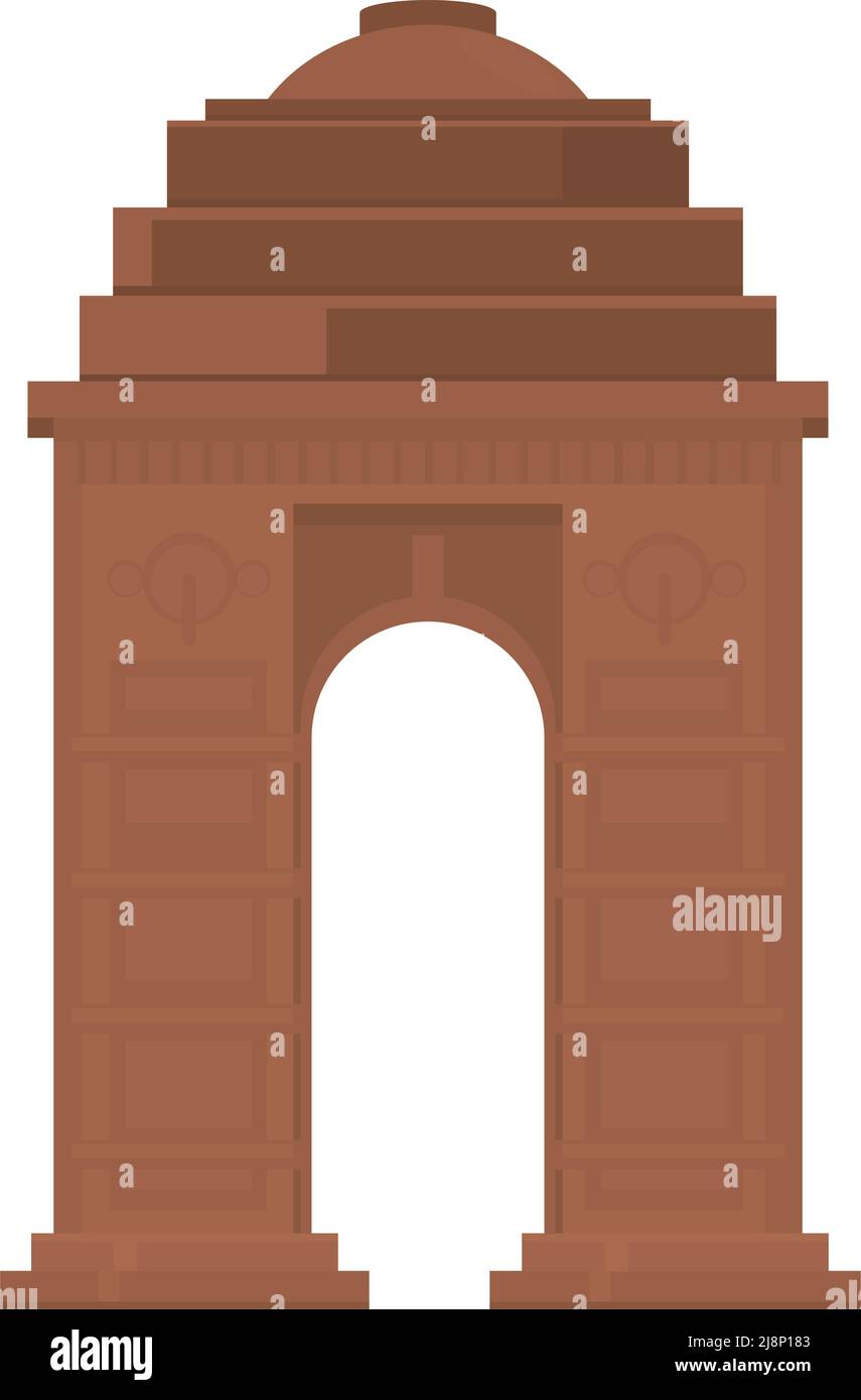 indian gate landmark Stock Vector Image & Art - Alamy