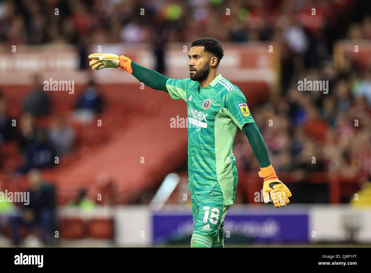Wes Foderingham #18 of Sheffield United during the game Stock Photo - Alamy
