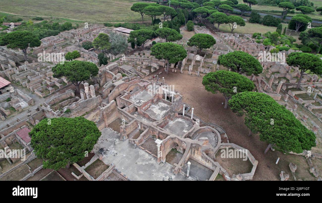 Rome from drone hi-res stock photography and images - Alamy
