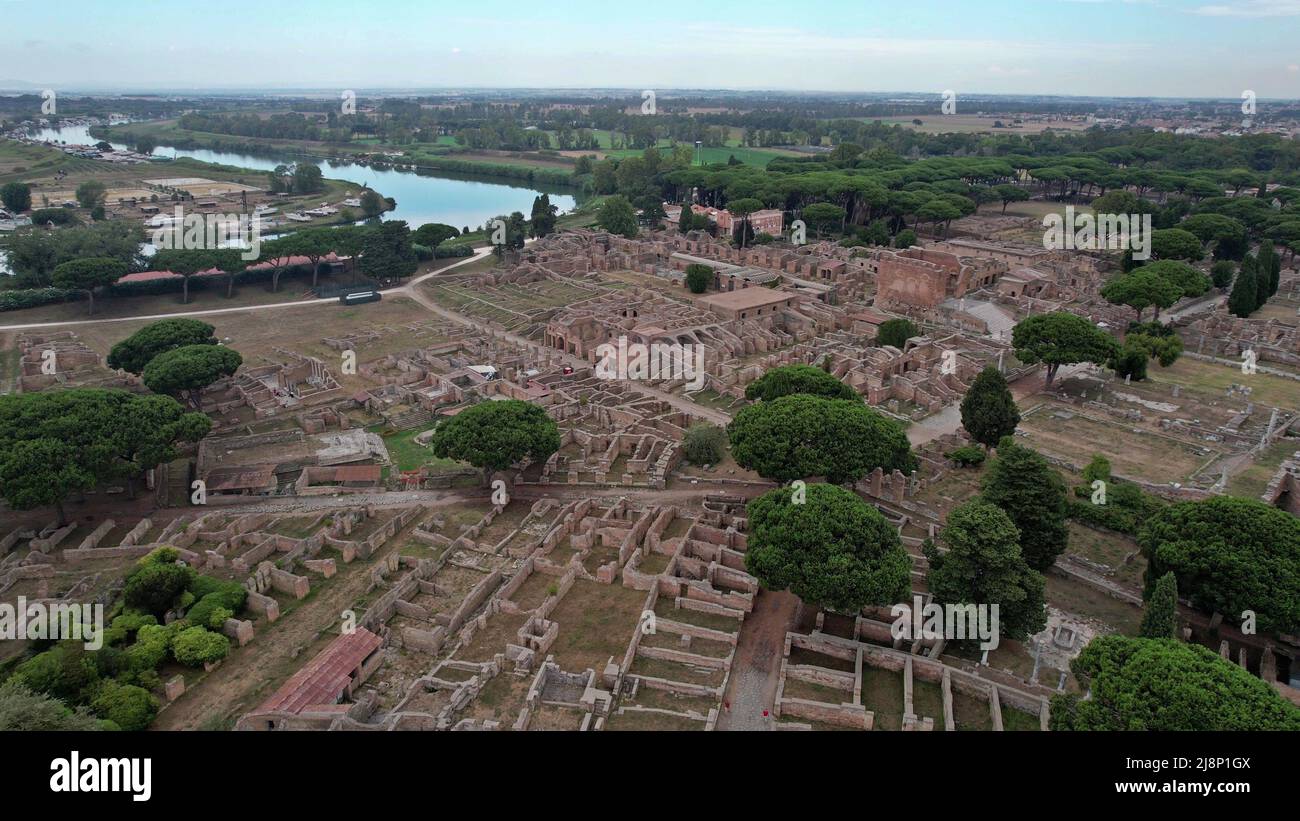 Rome from drone hi-res stock photography and images - Alamy