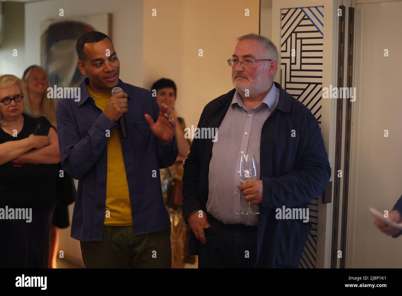 Judge Chris Riddell (right) and Ben Bailey Smith at the annual Oscar's ...