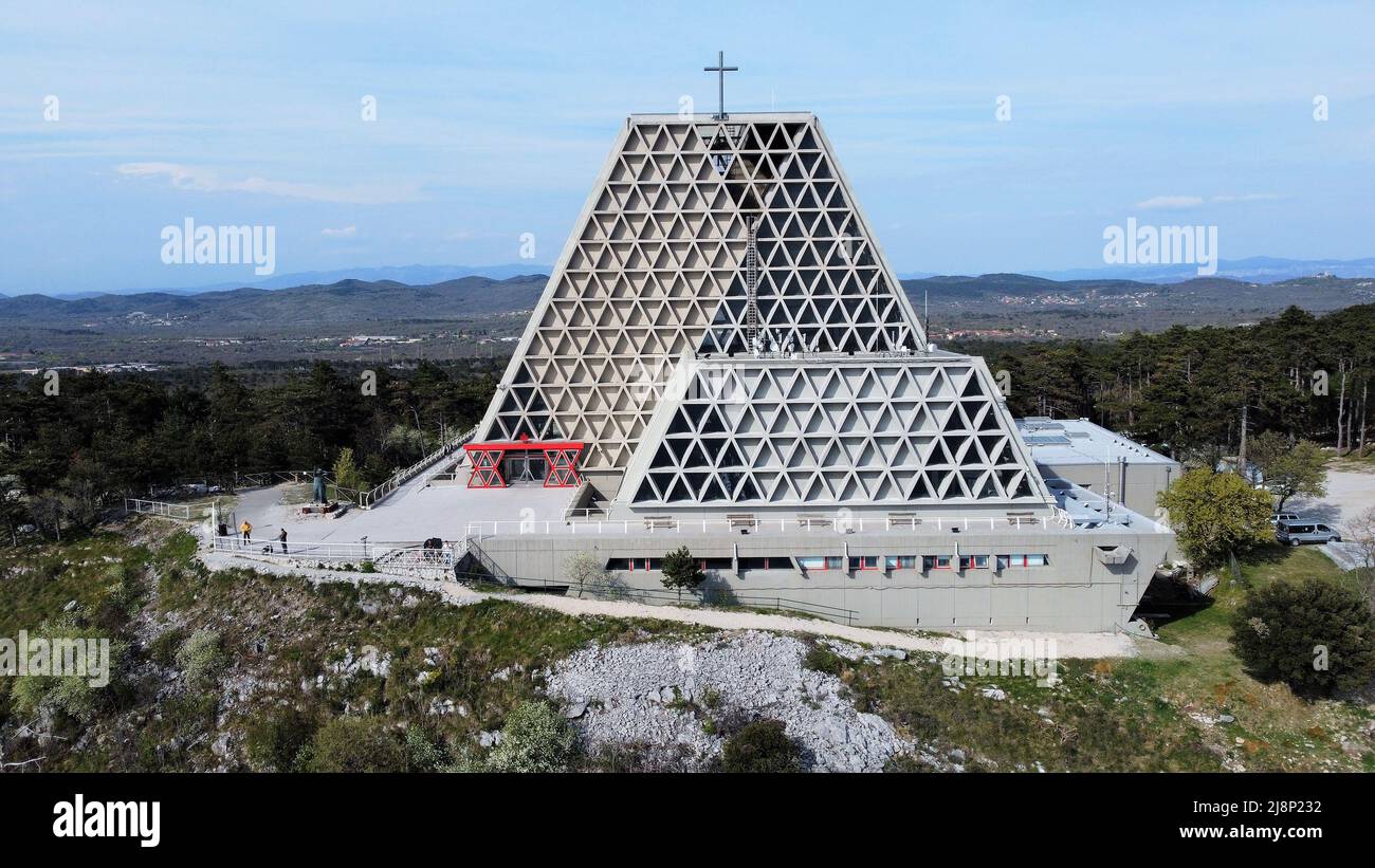 Temple of Monte Grisa Stock Photo - Alamy