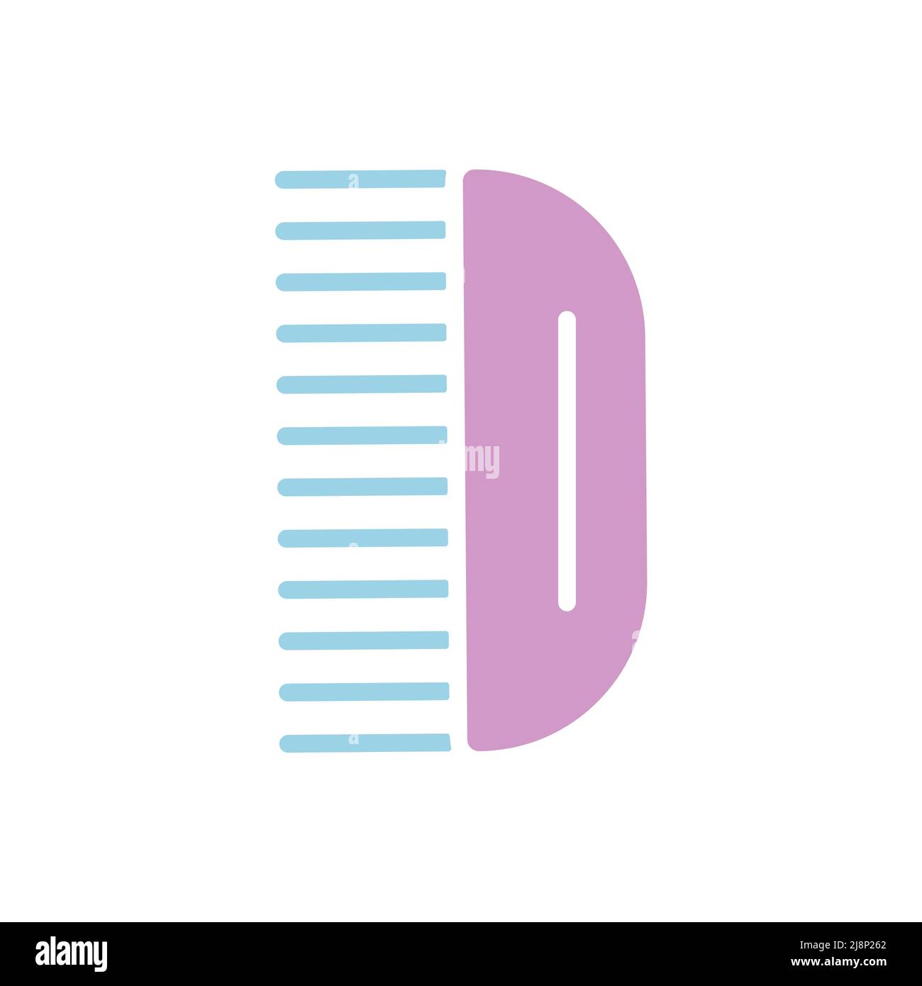 Hairbrush baby vector isolated glyph icon. Graph symbol for children ...