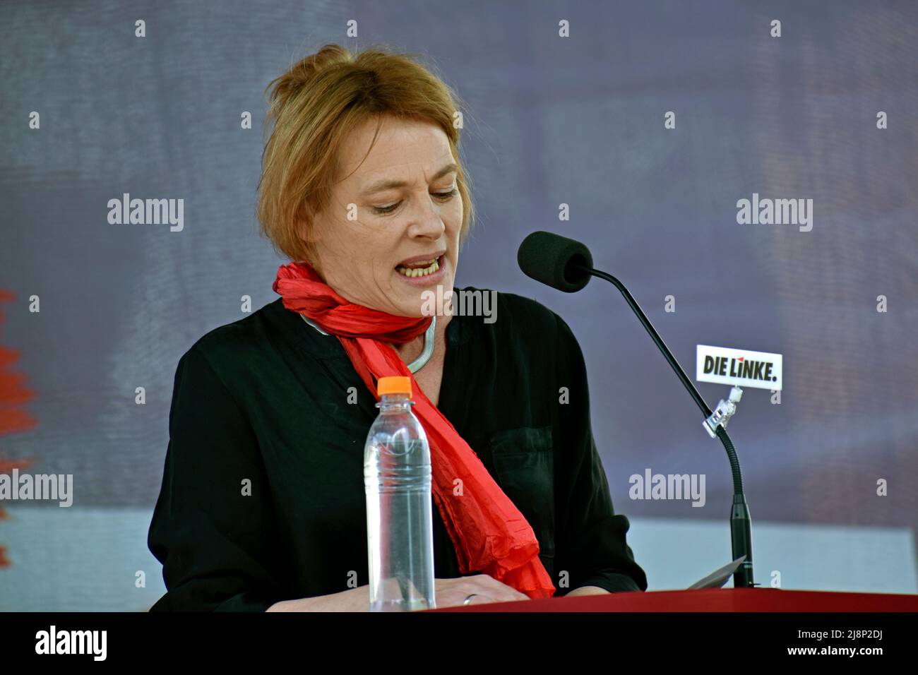 Speech Dr. Carolin Butterwegge Stock Photo - Alamy