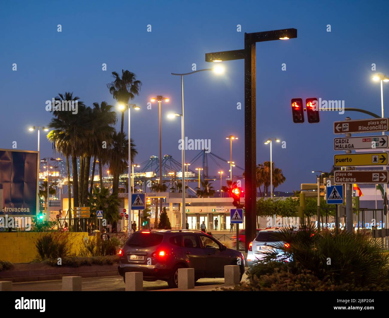 Entrance To The Port Of Algeciras, Spain, Europe Stock Photo - Alamy