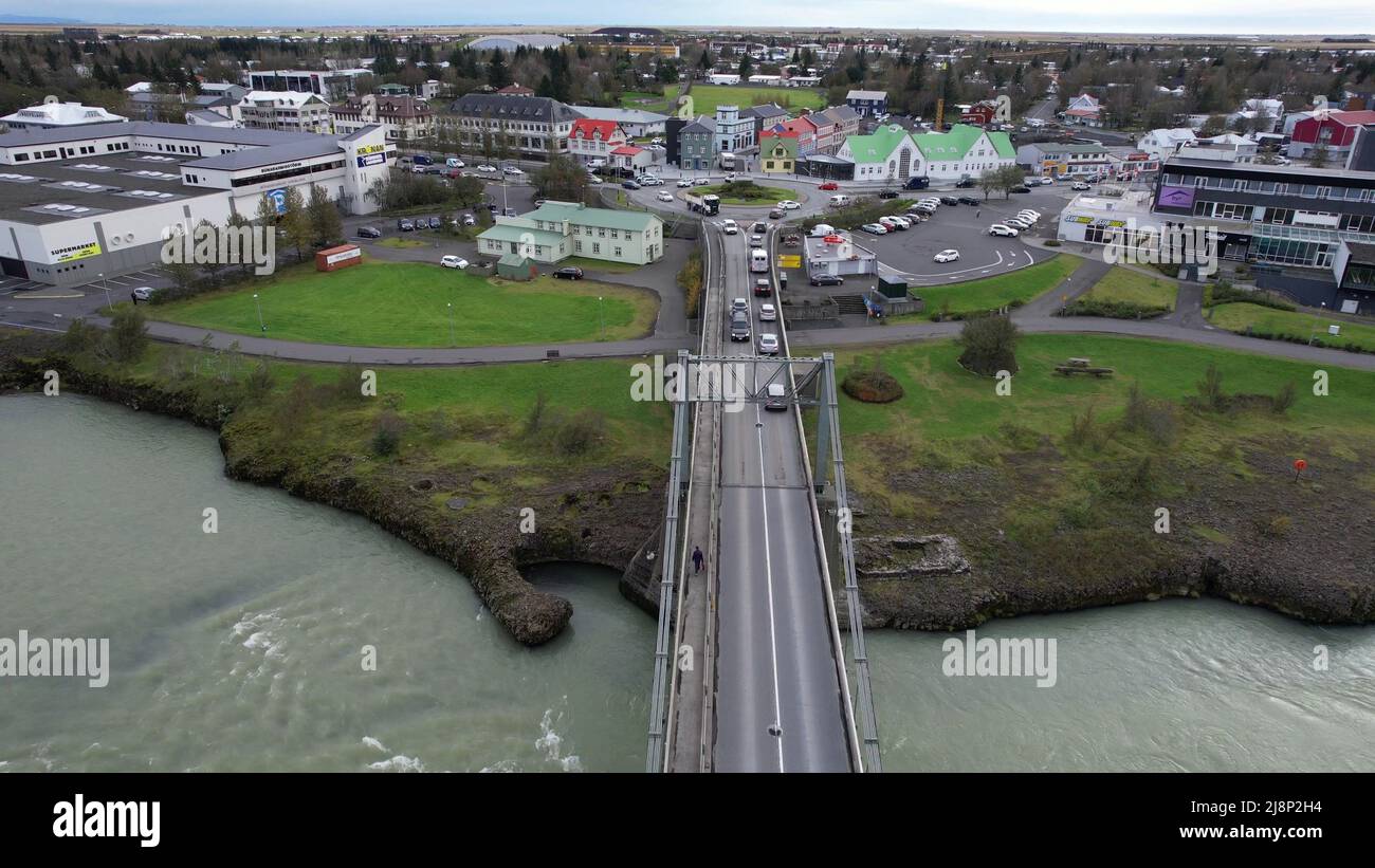 Selfoss city hi-res stock photography and images - Alamy
