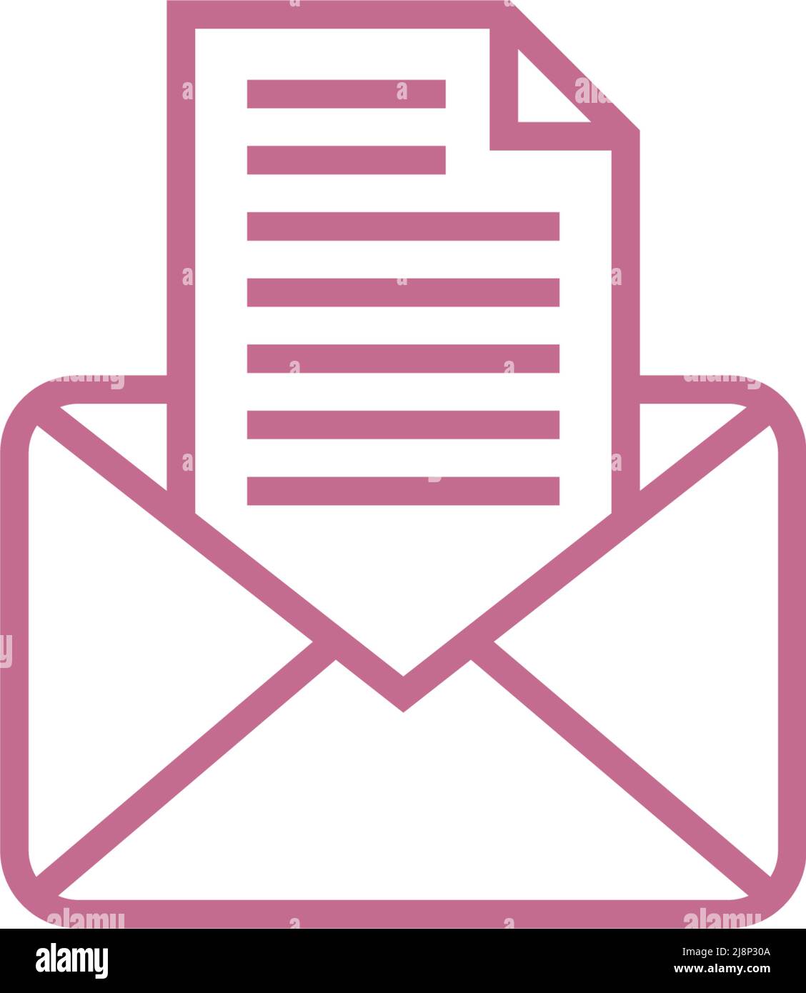 Email, mail envelope icon logo illustration template Stock Vector Image ...