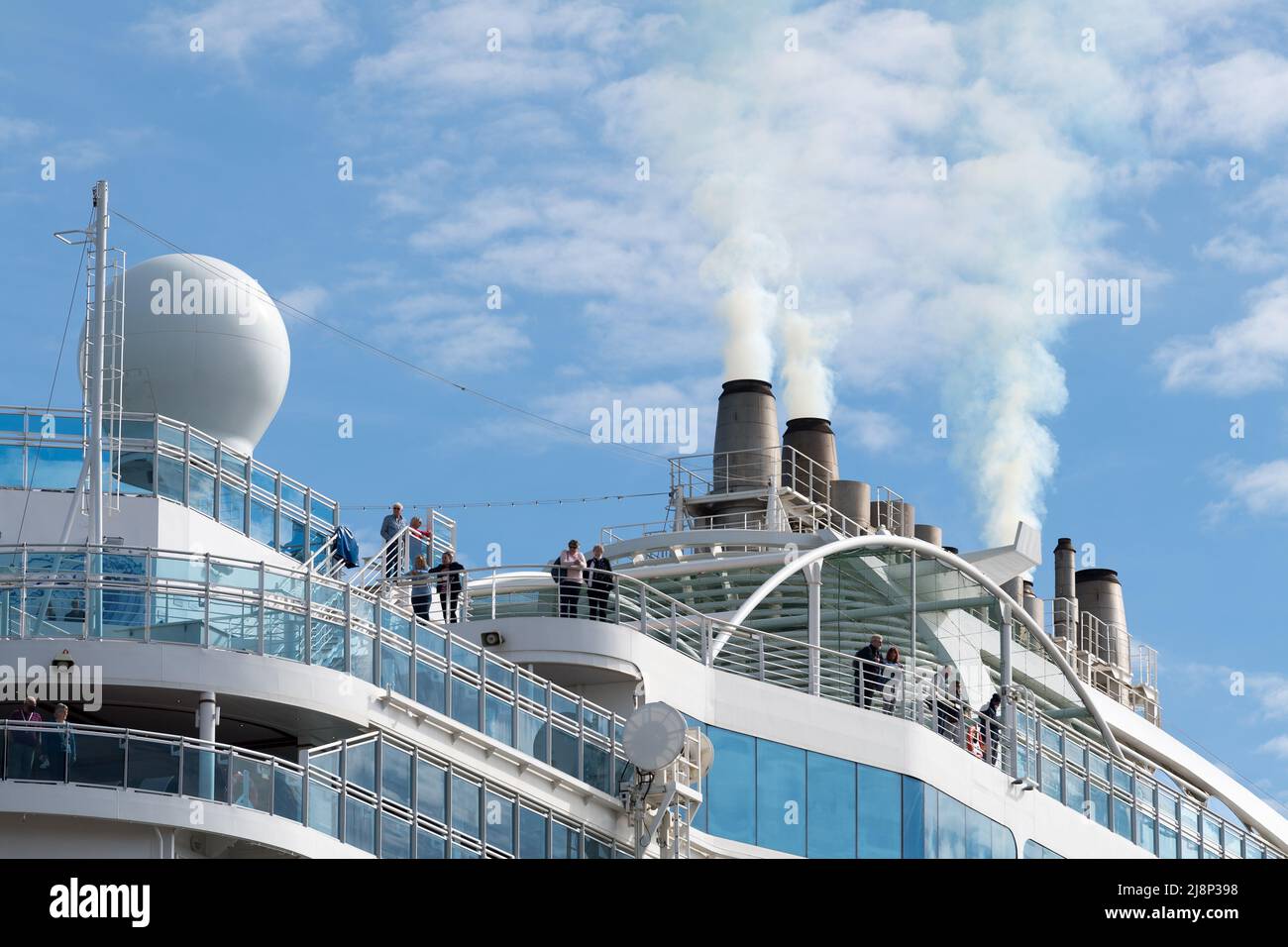 Sky Princess, a Royal-class cruise ship operated by Princess Cruises, a ...