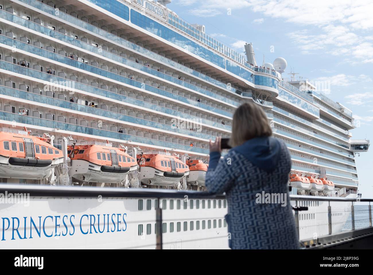 Sky Princess, a Royal-class cruise ship operated by Princess Cruises, a ...