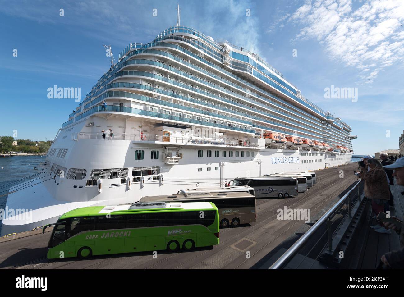 Sky Princess, a Royal-class cruise ship operated by Princess Cruises, a ...