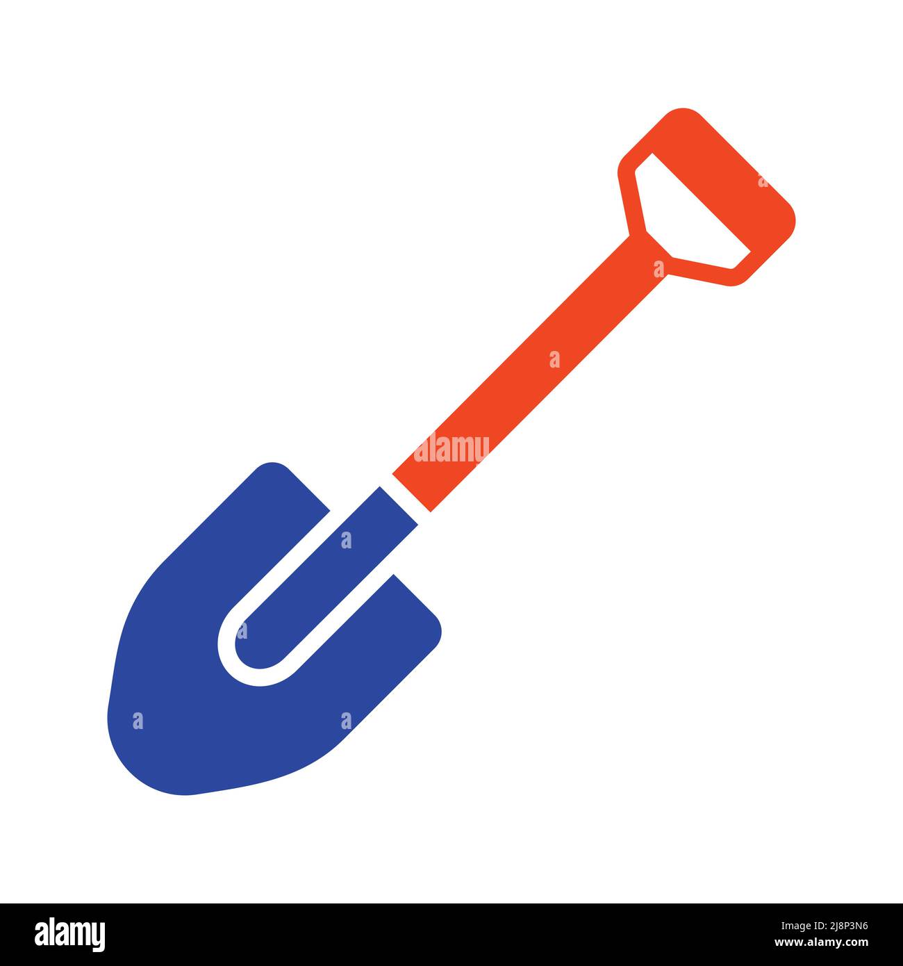 Garden shovel glyph icon. Graph symbol for agriculture, garden and ...
