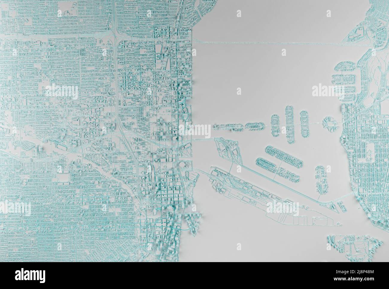 Simplified street map hi-res stock photography and images - Alamy