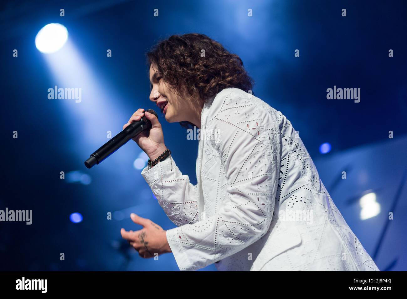 2022-05-17 the italian rapper Madame performs live in Turin Stock Photo ...