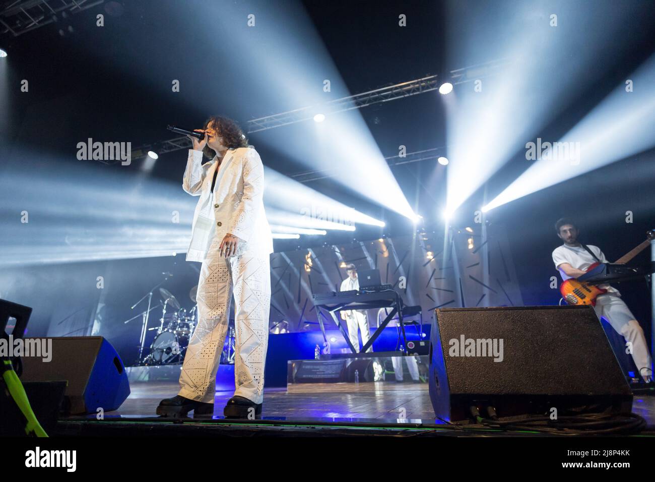 2022-05-17 the italian rapper Madame performs live in Turin Stock Photo ...