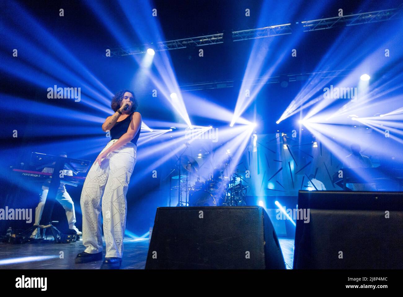 2022-05-17 the italian rapper Madame performs live in Turin Stock Photo ...