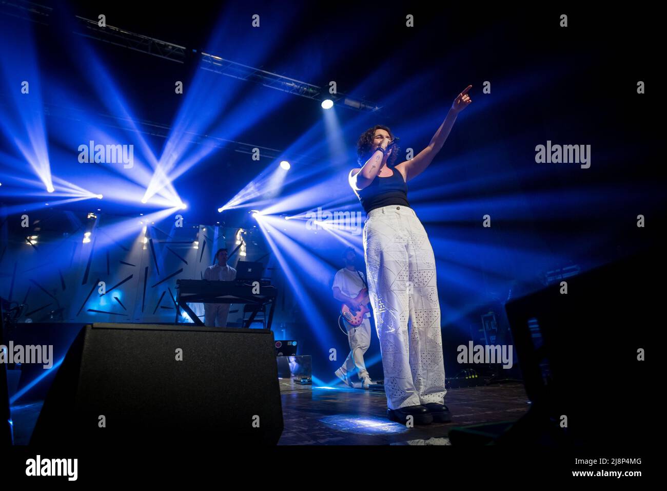 2022-05-17 the italian rapper Madame performs live in Turin Stock Photo ...
