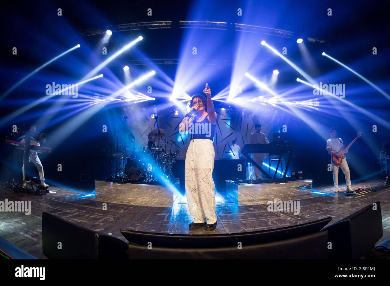 2022-05-17 the italian rapper Madame performs live in Turin Stock Photo ...