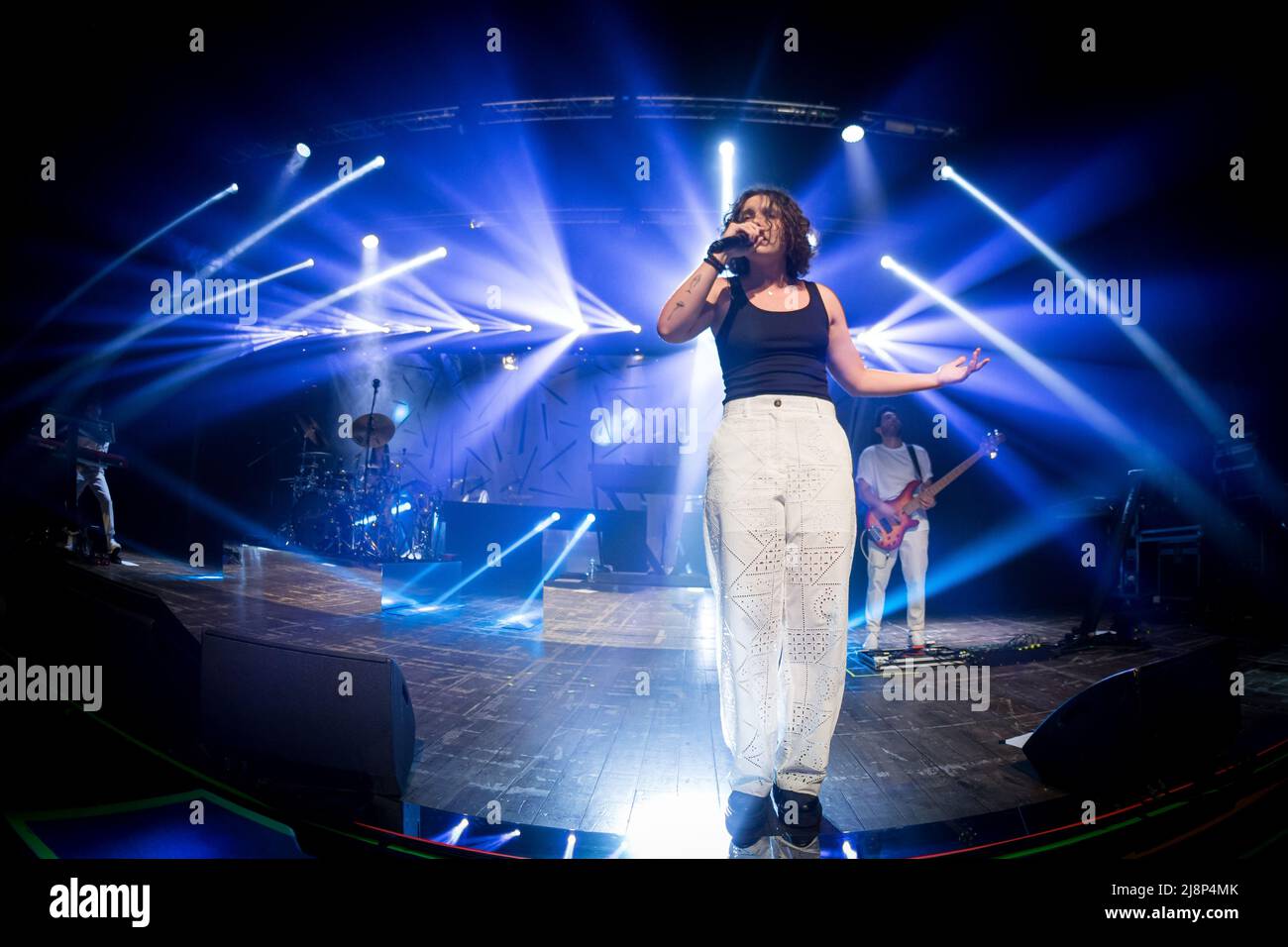 2022-05-17 the italian rapper Madame performs live in Turin Stock Photo ...
