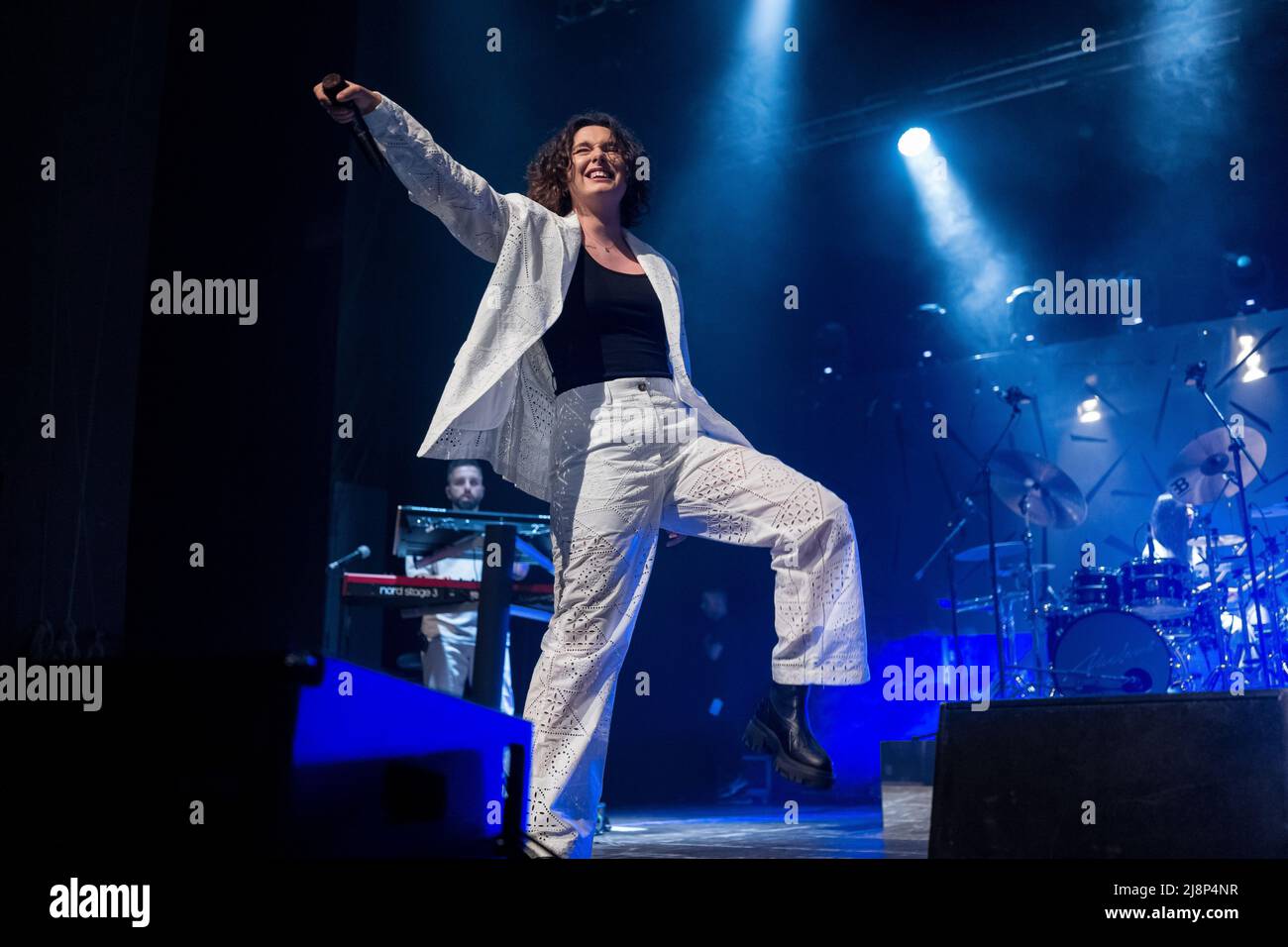 2022-05-17 the italian rapper Madame performs live in Turin Stock Photo ...