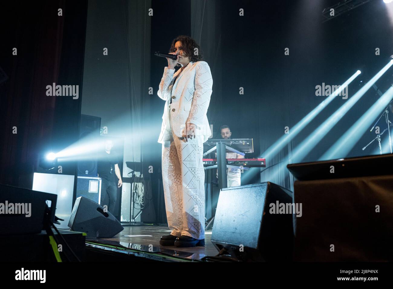 2022-05-17 the italian rapper Madame performs live in Turin Stock Photo ...