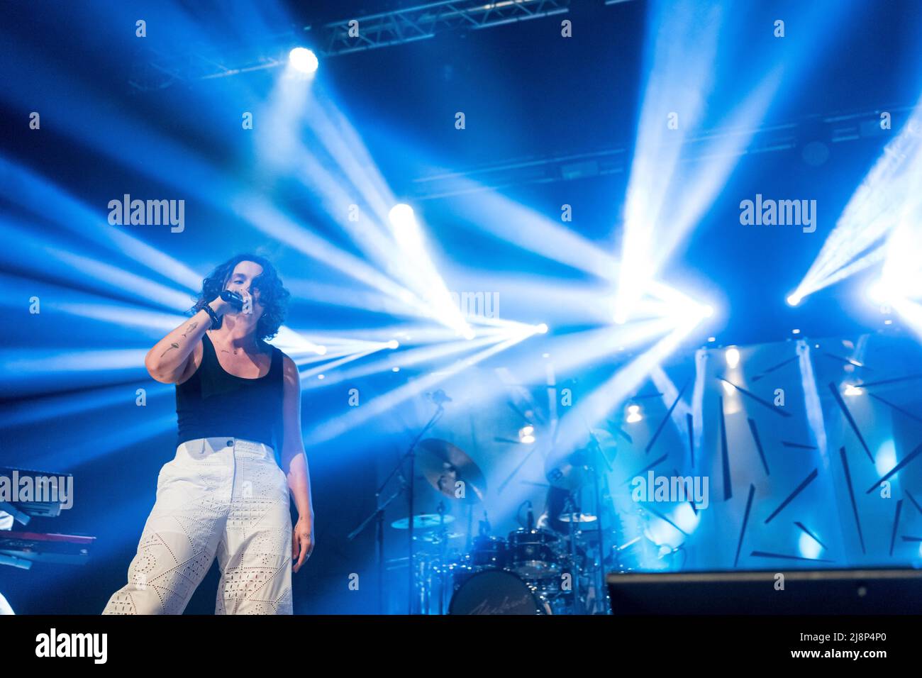 2022-05-17 the italian rapper Madame performs live in Turin Stock Photo ...