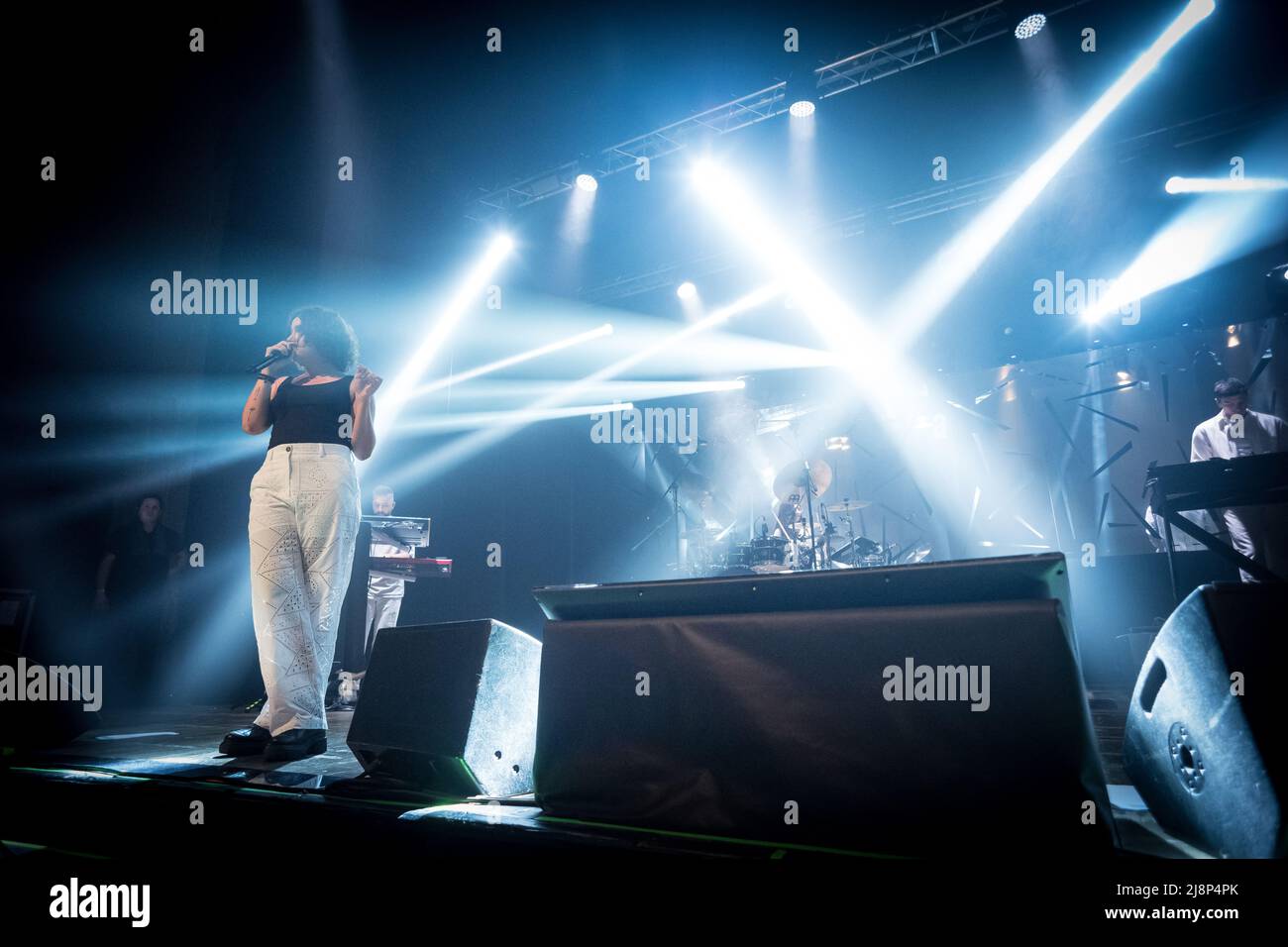 2022-05-17 the italian rapper Madame performs live in Turin Stock Photo ...
