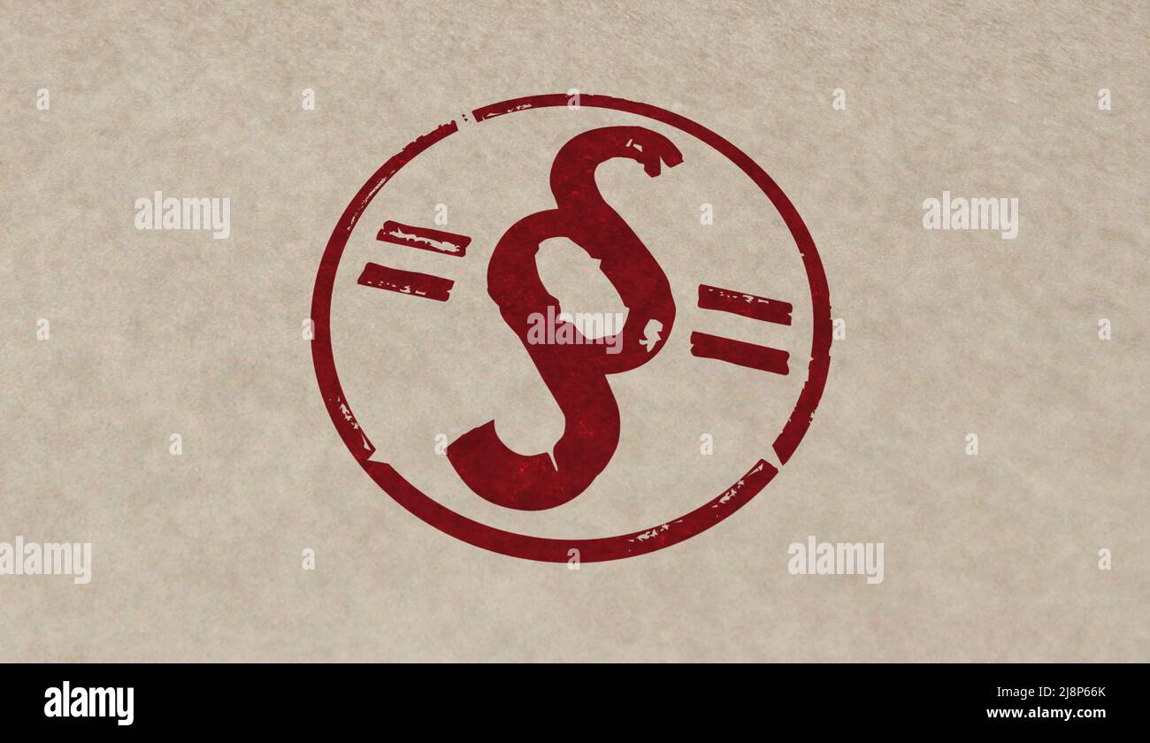 Paragraph stamp icons in few color versions. Law, justice and ...