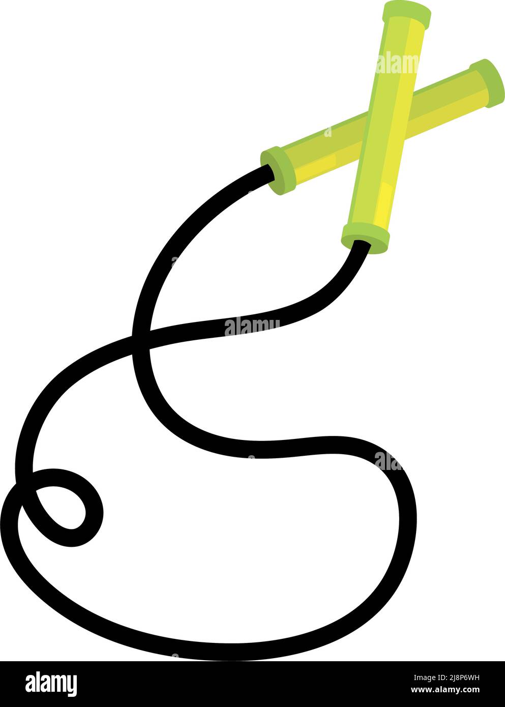 sport skipping rope Stock Vector Image & Art - Alamy