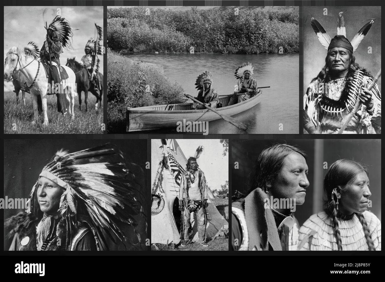 Some historical photos of the proud Sioux people the Native American ...