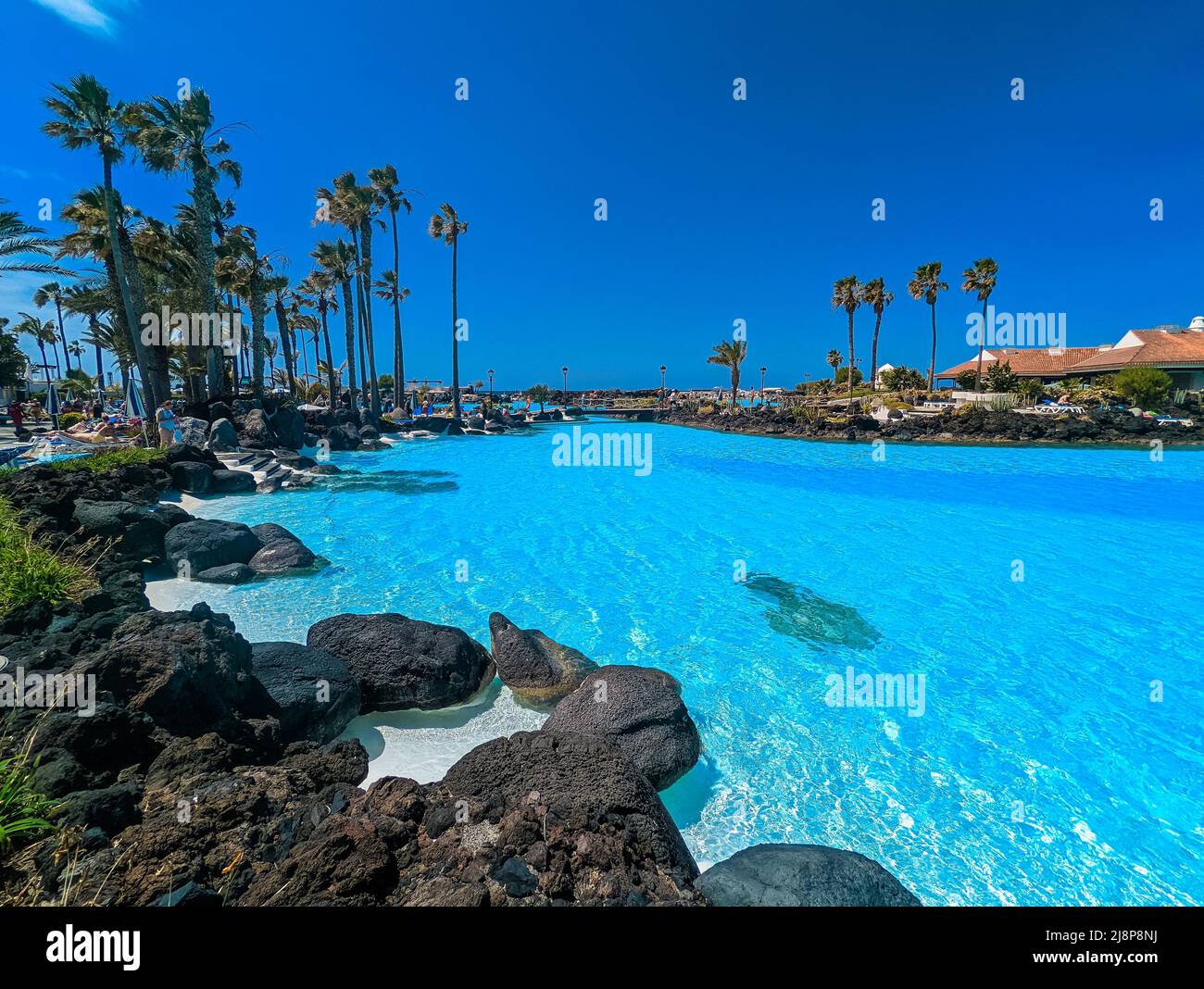 Lago Martianez pools, Tenerife, Canary islands Stock Photo - Alamy