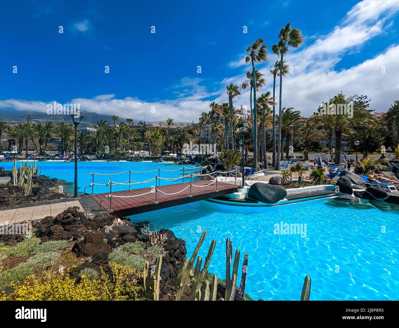 Lago Martianez pools, Tenerife, Canary islands Stock Photo - Alamy
