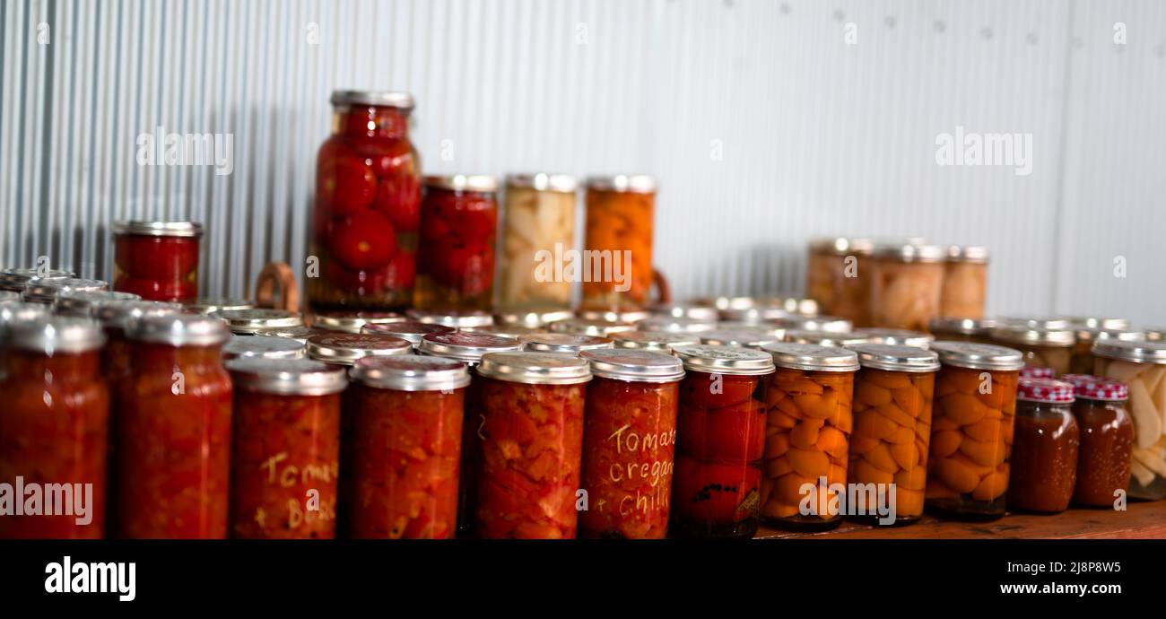 homemade preserved fruit Stock Photo - Alamy
