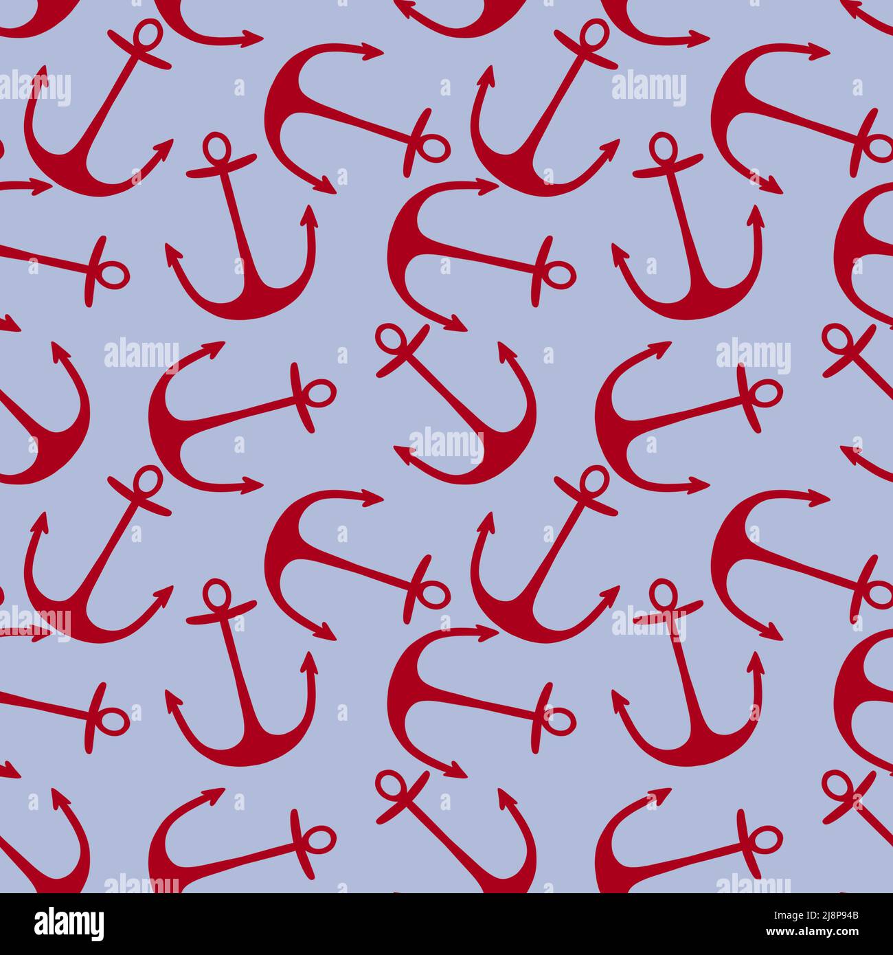 Summer seamless cartoon fish hook pattern for textiles and packaging ...